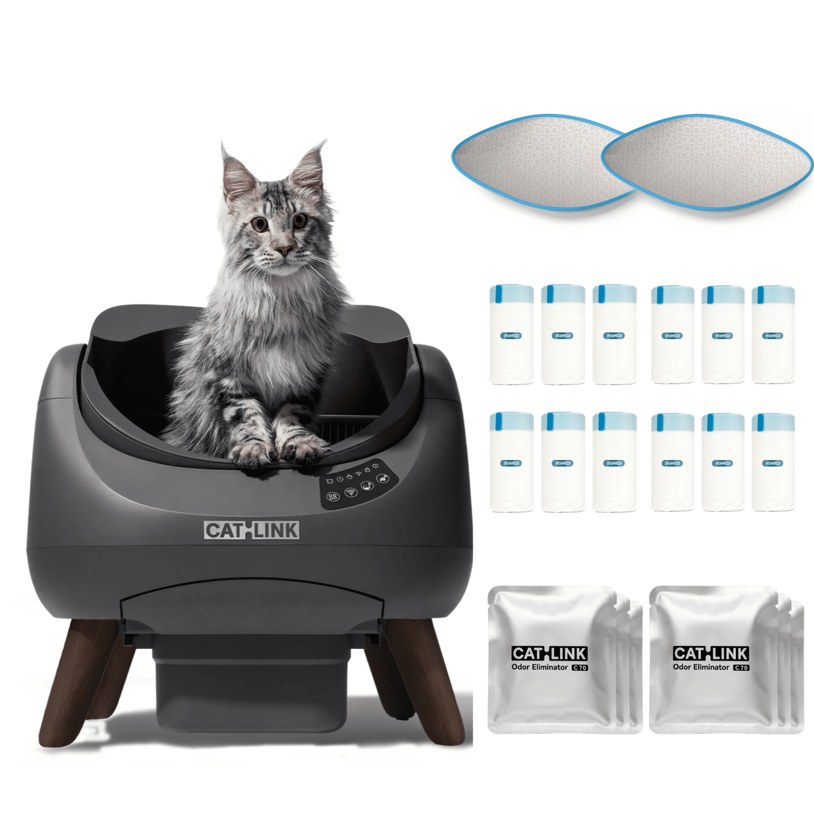 CATLINK Open-X Open Top Self-cleaning Smart Litter Box – Catlink EU